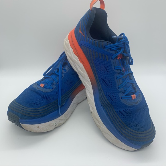Hoka | Shoes | Mens Hoka Royal Blue Running Shoes Bondi 6 Size 3 | Poshmark